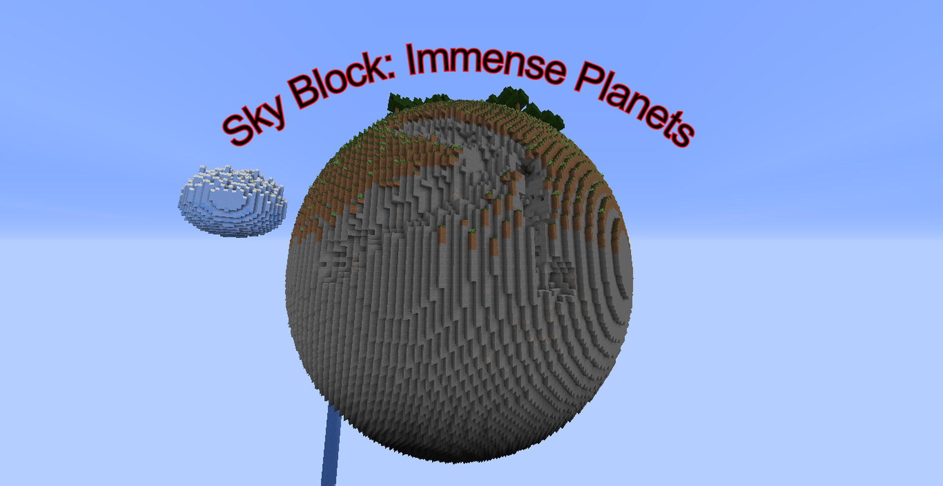 Sky Block: Immense Planets Minecraft Map