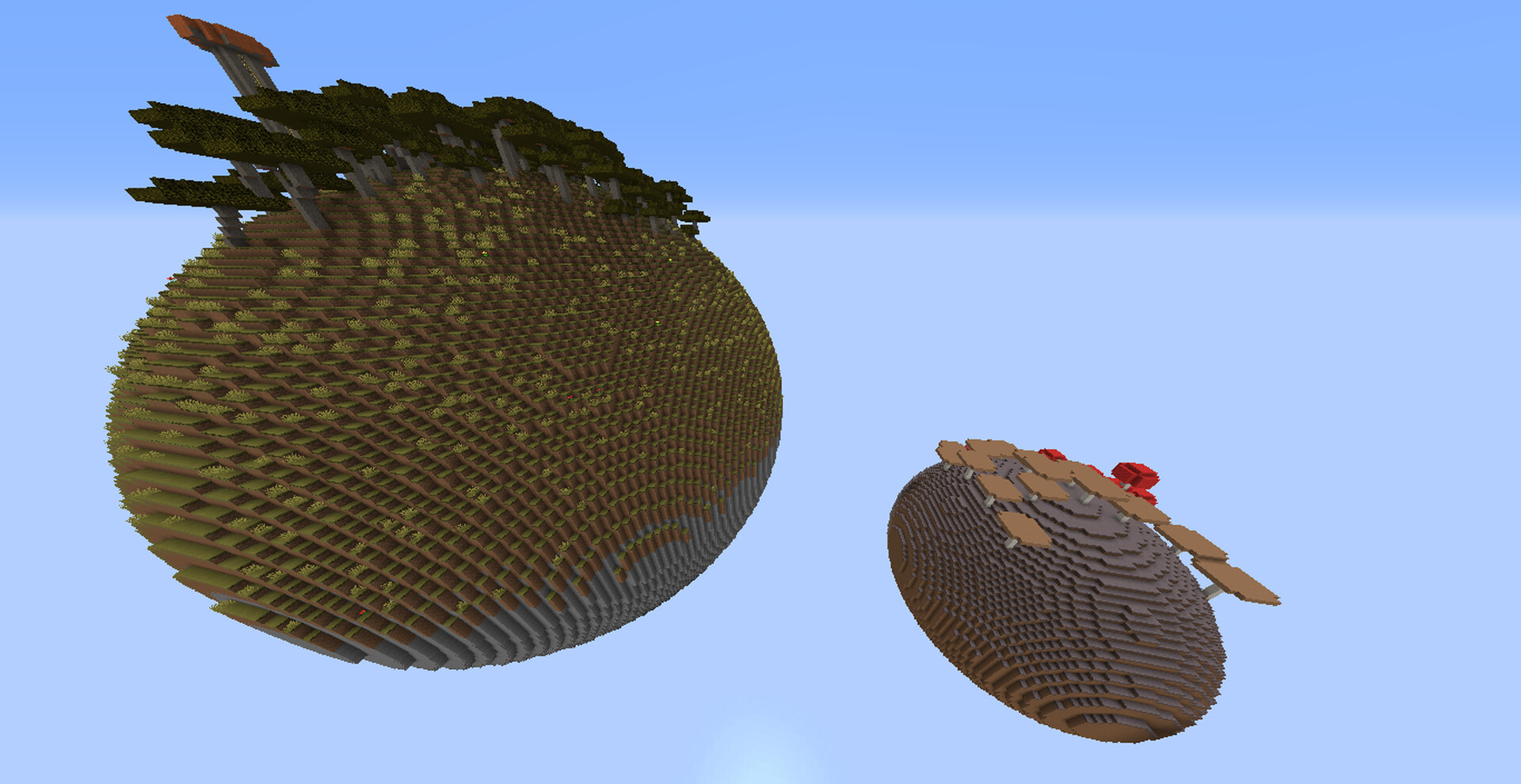 Sky Block: Immense Planets Minecraft Map