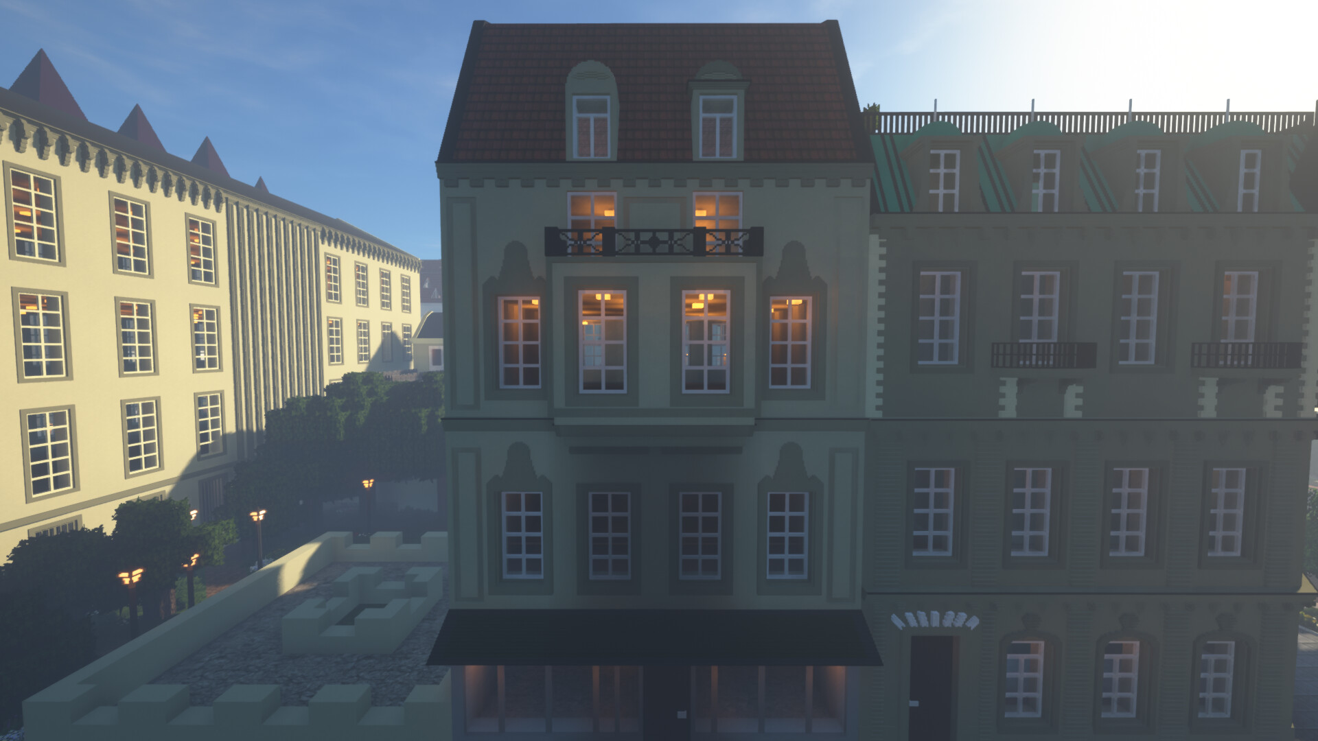 Chisels and bits/little tiles city on youtube Minecraft Map