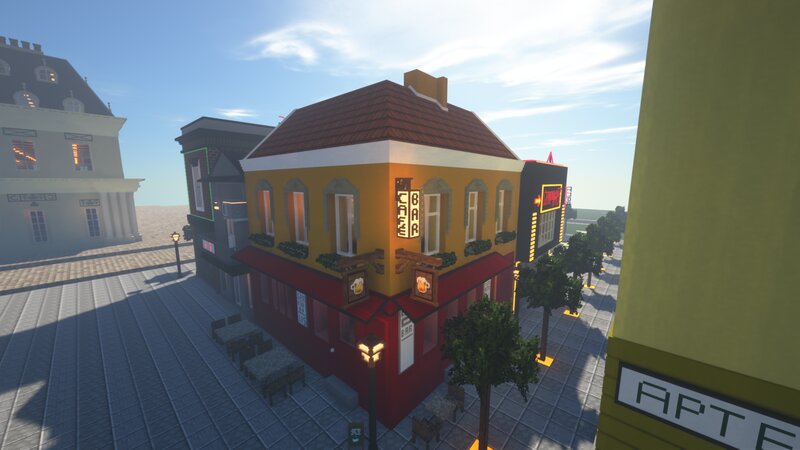 Chisels and bits/little tiles city on youtube Minecraft Map