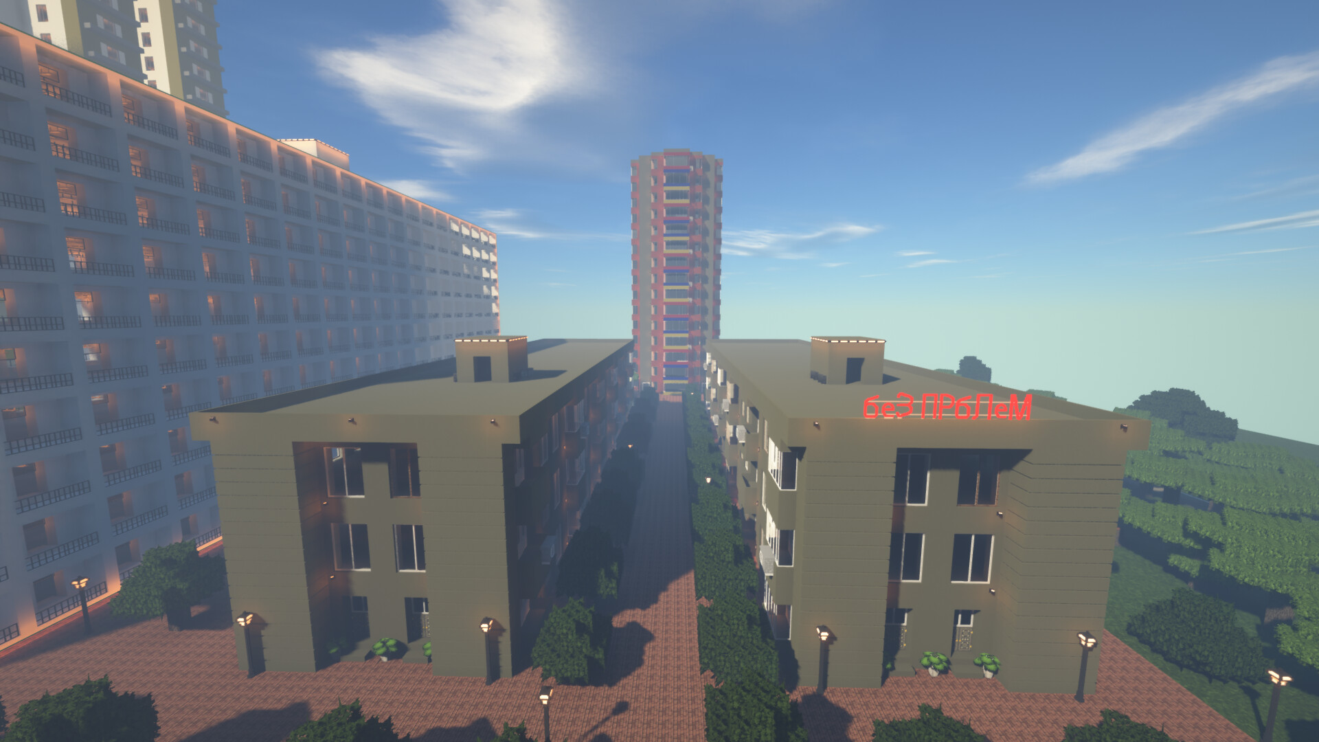 Chisels and bits/little tiles city on youtube Minecraft Map