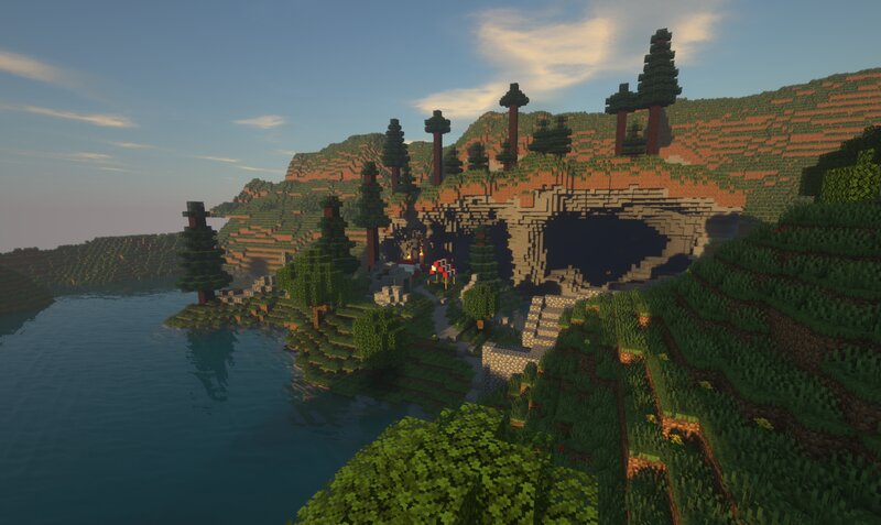 Collection of builds for a server Minecraft Map