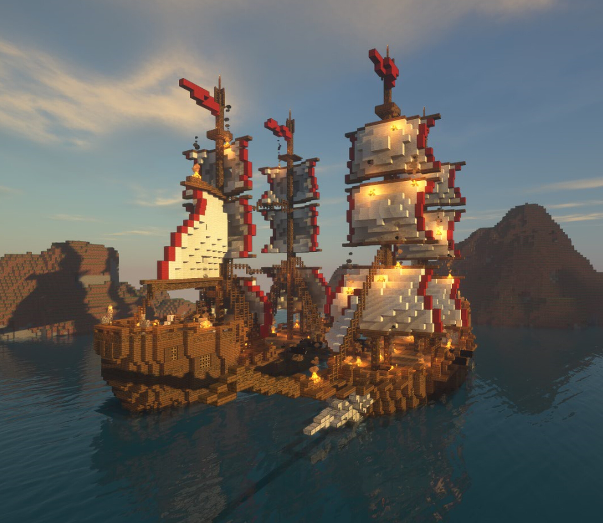 Collection of builds for a server Minecraft Map