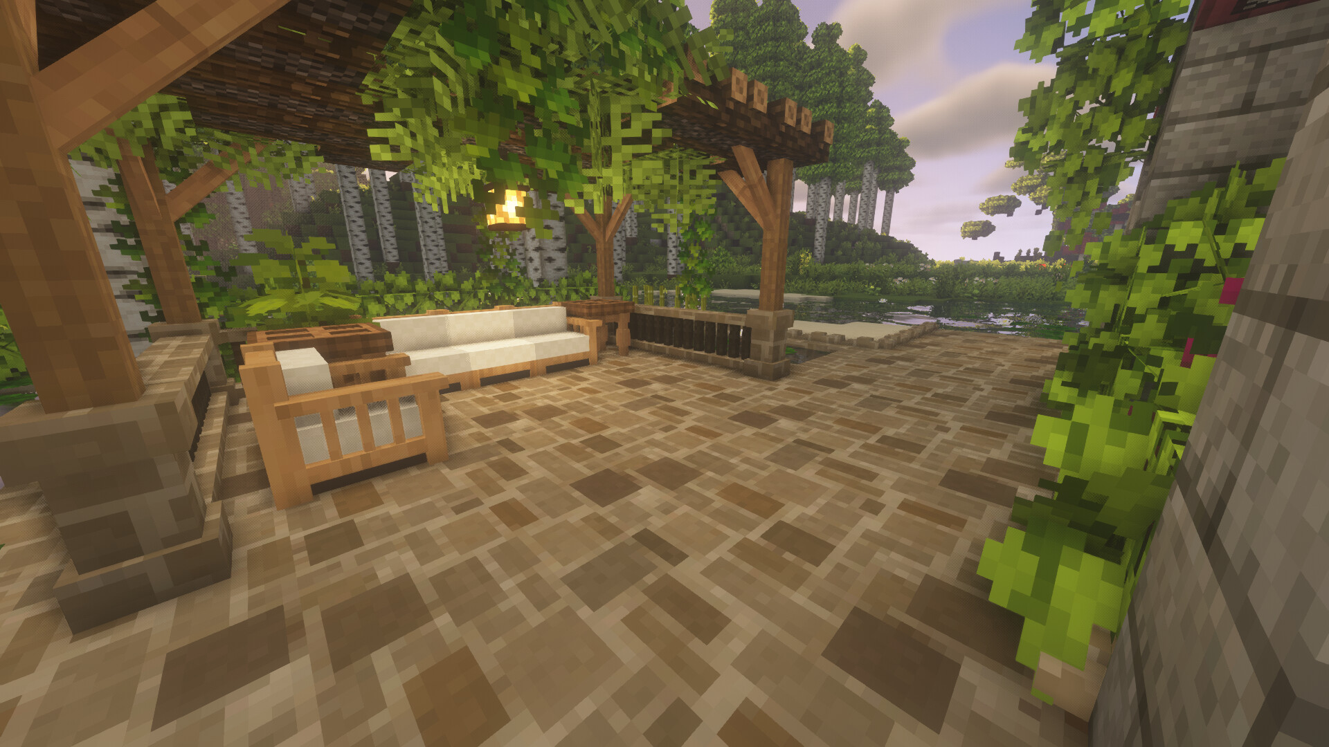 Modern Lakehouse Minecraft Map