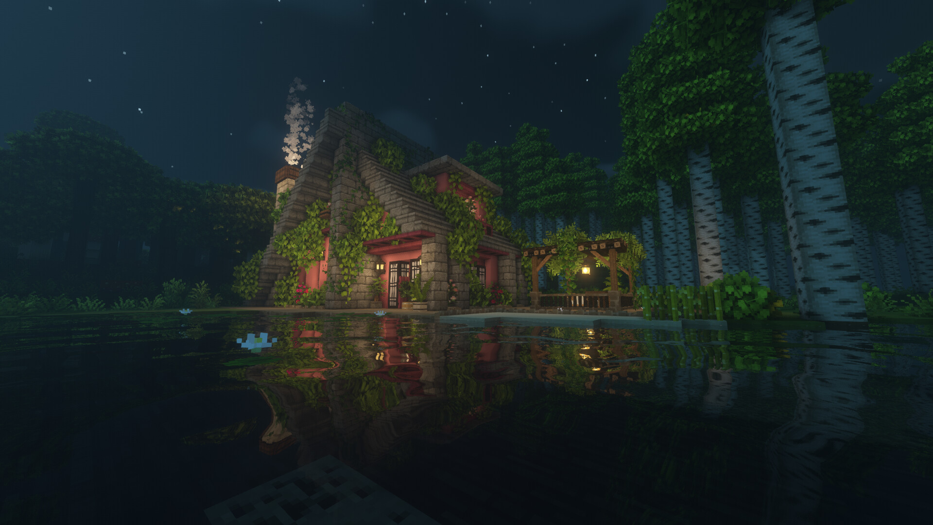 Modern Lakehouse Minecraft Map