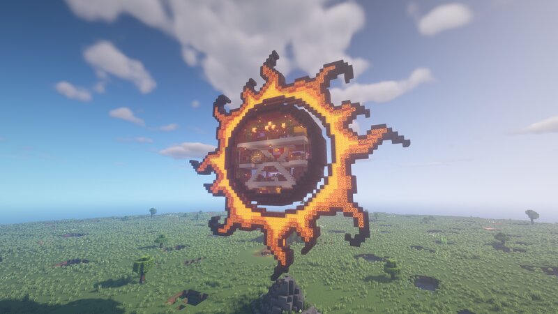 Minecraft Sun House Minecraft Map