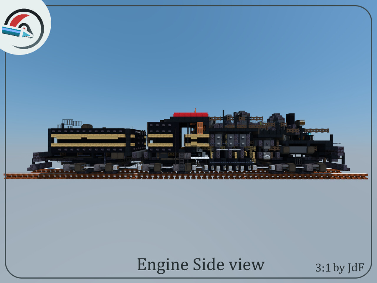 3:1 Shay Locomotive Number 6 Minecraft Map