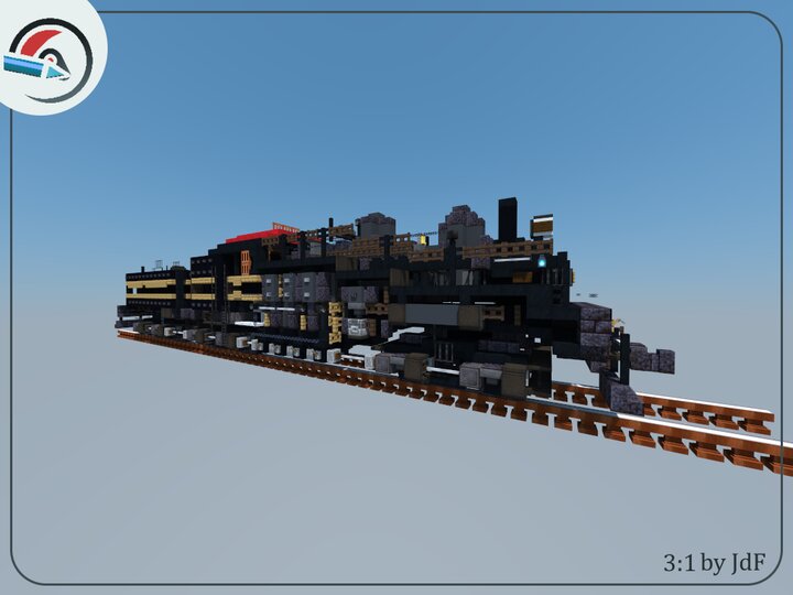 3:1 Shay Locomotive Number 6 Minecraft Map