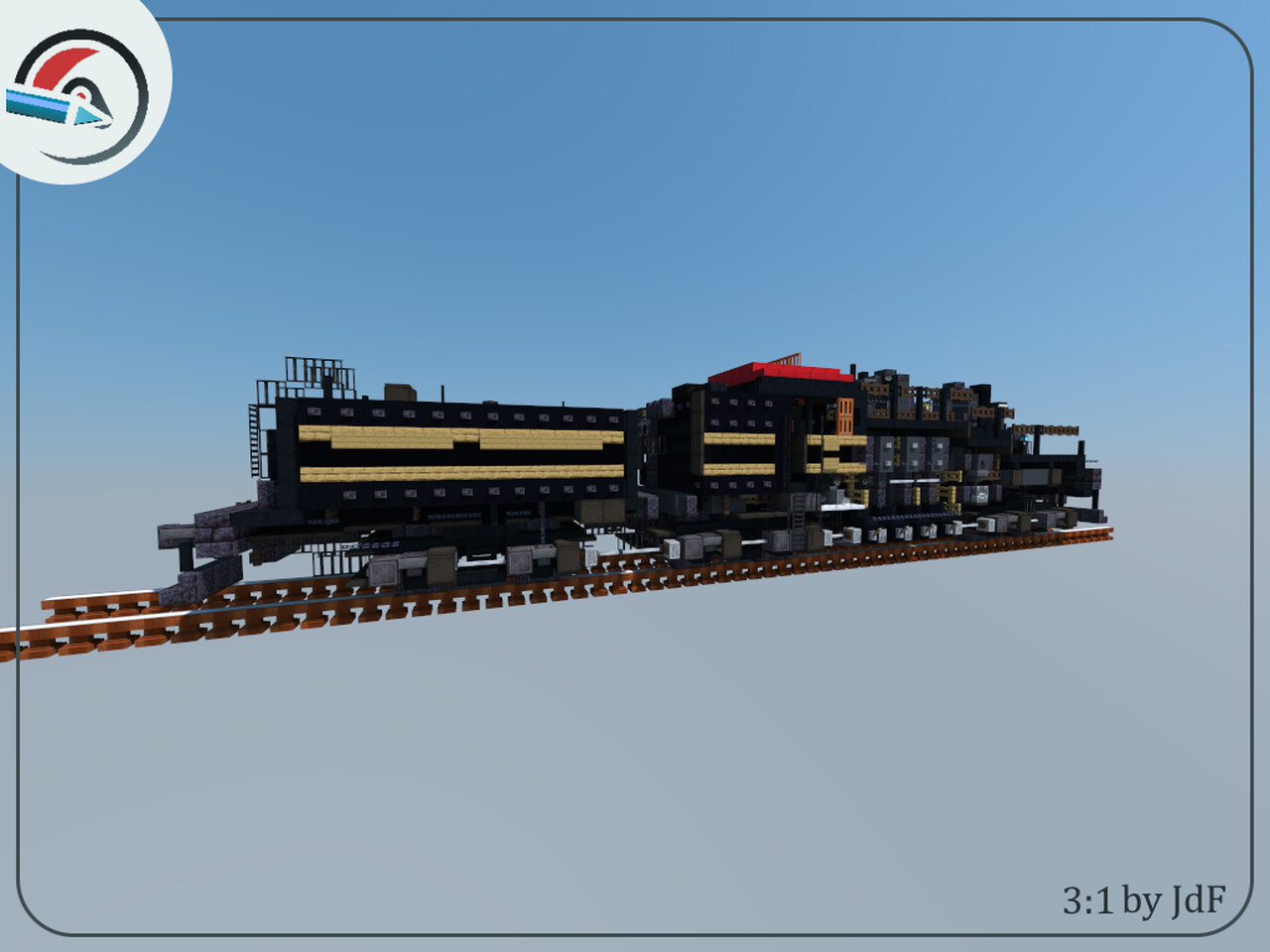 3:1 Shay Locomotive Number 6 Minecraft Map