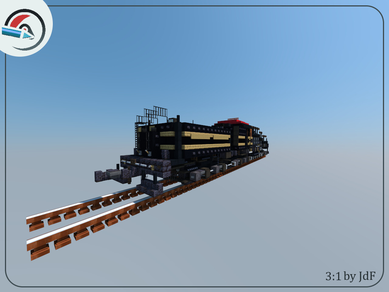 3:1 Shay Locomotive Number 6 Minecraft Map