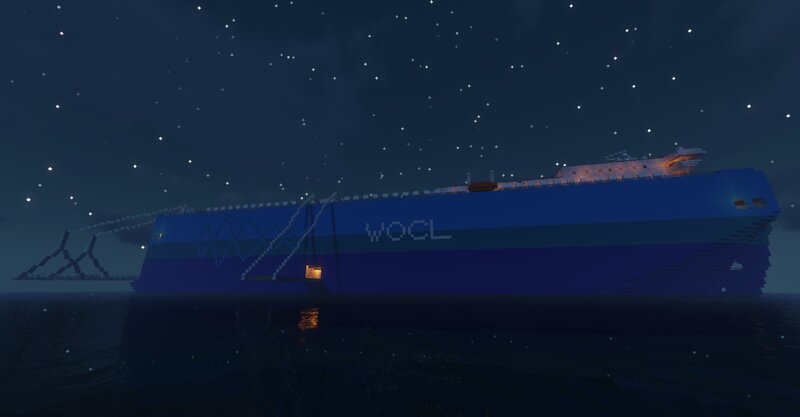 WOCL: Ocean Buck (RORO cargo ship) Minecraft Map