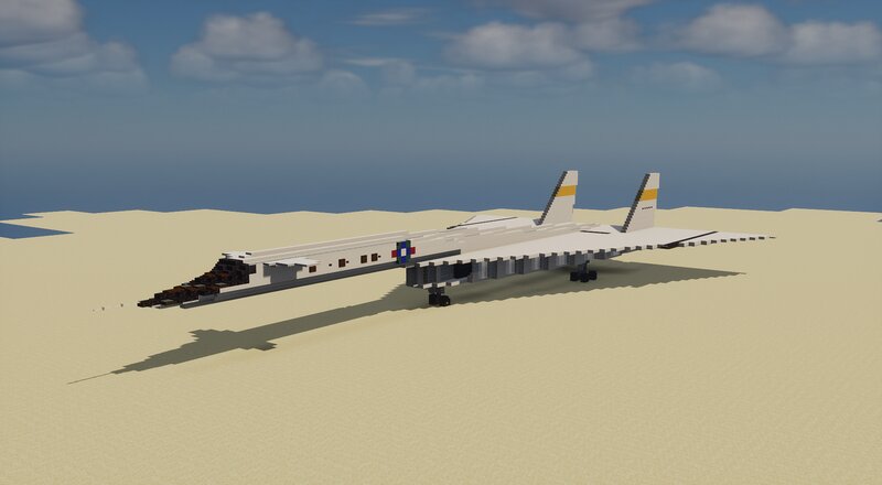 XB-70 Valkyrie & YJ93 - 2:1 Scale - 50 subscriber special! Minecraft Map