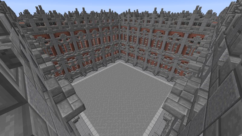 Brick Mansions Build Battle Arena Minecraft Map