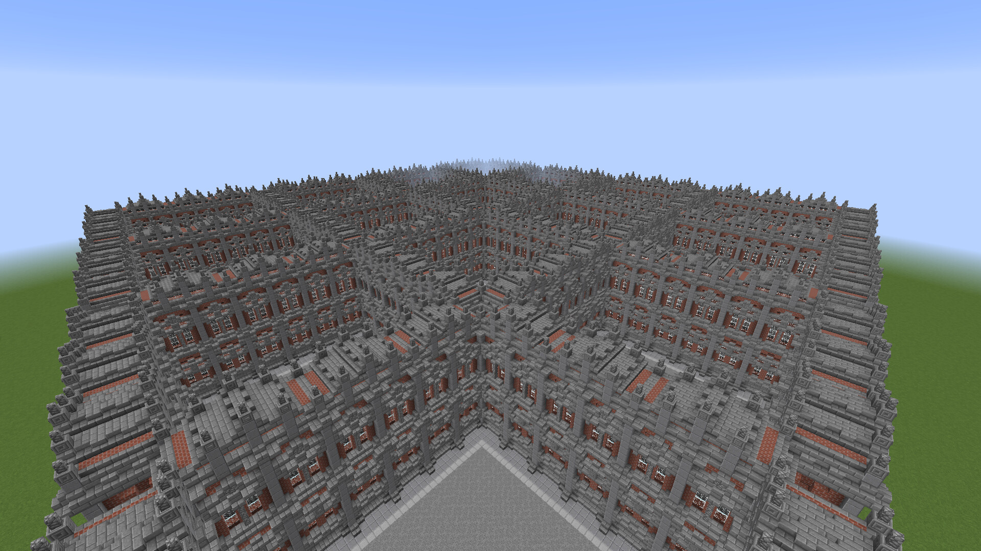 Brick Mansions Build Battle Arena Minecraft Map