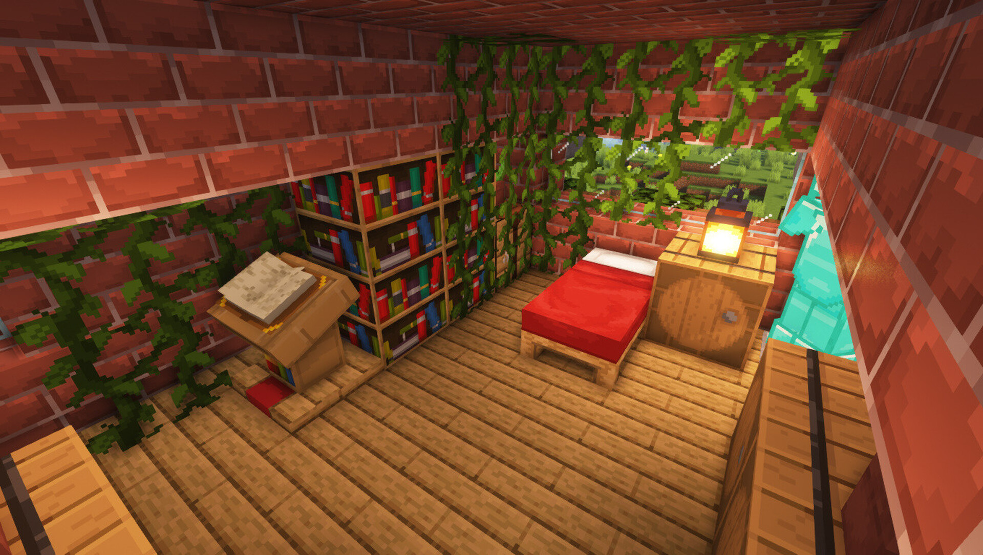 Beautiful House (For Java & Bedrock) Minecraft Map