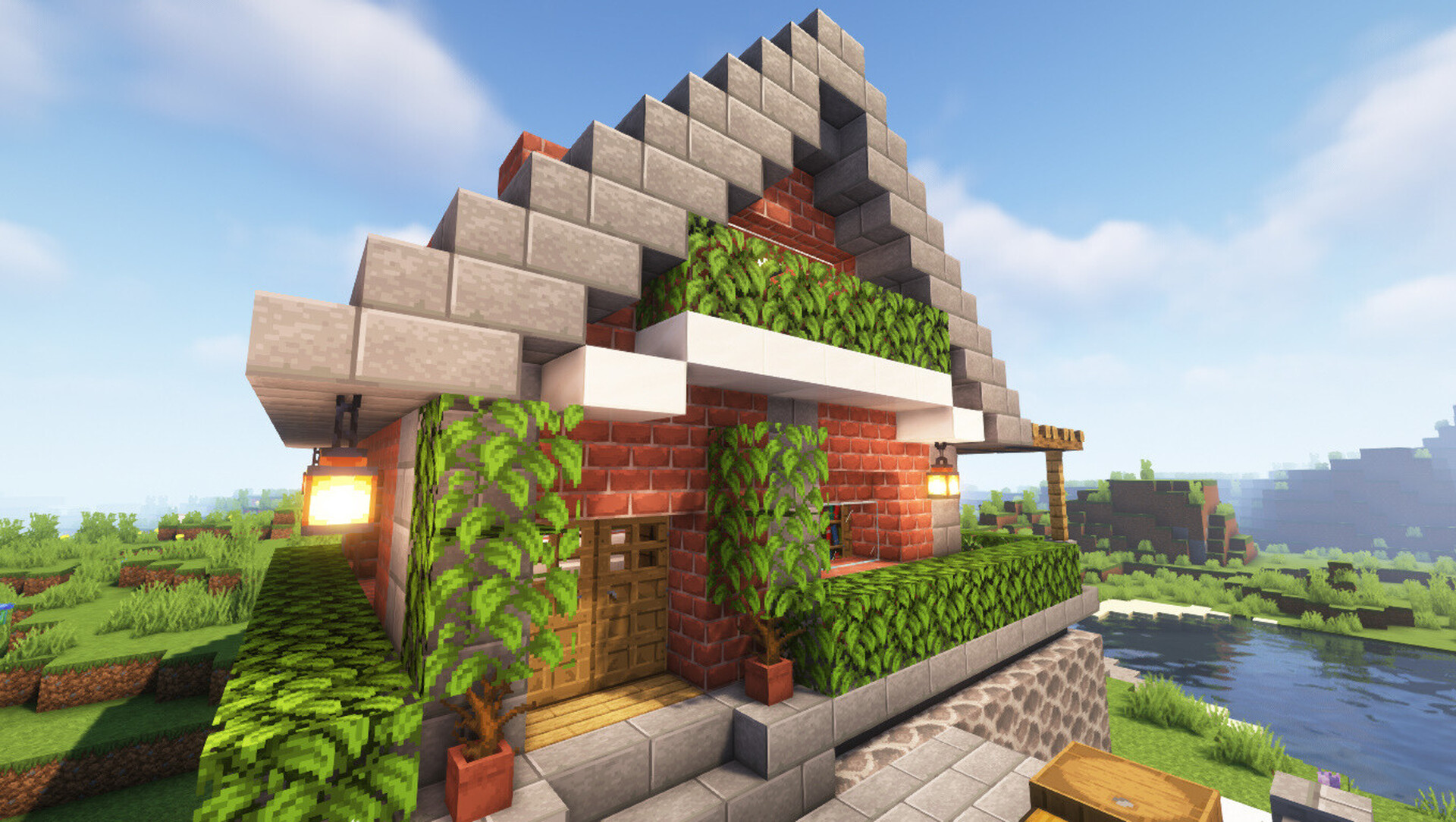 Beautiful House (For Java & Bedrock) Minecraft Map