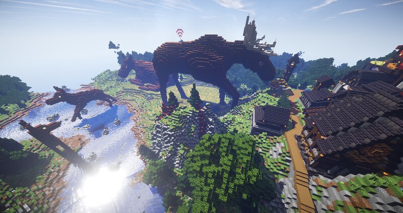 The Internet Moose of the Môsoniy Archipelago Minecraft Map