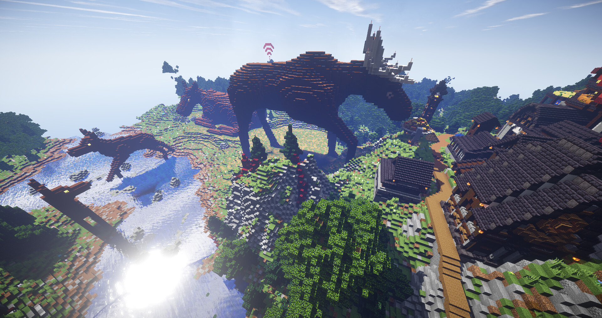 The Internet Moose of the Môsoniy Archipelago Minecraft Map