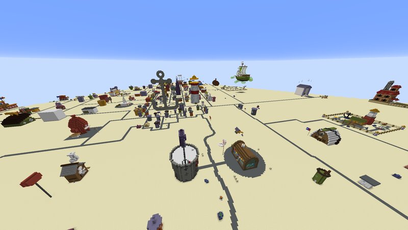 Spongebob Multiverse faithfully recreated V12 Bikini Bottom map (1.18.1 ...