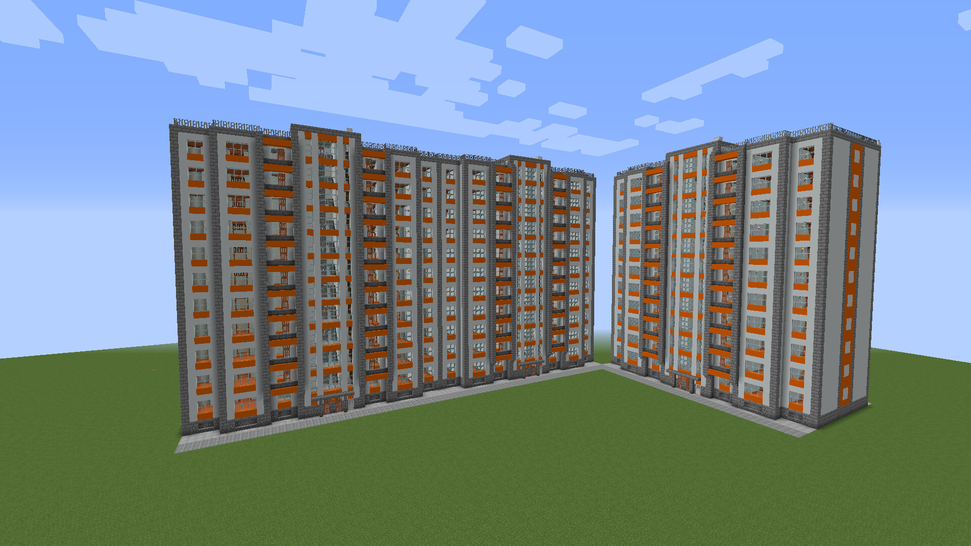 Typical Soviet-style residential building Model 1 Minecraft Map