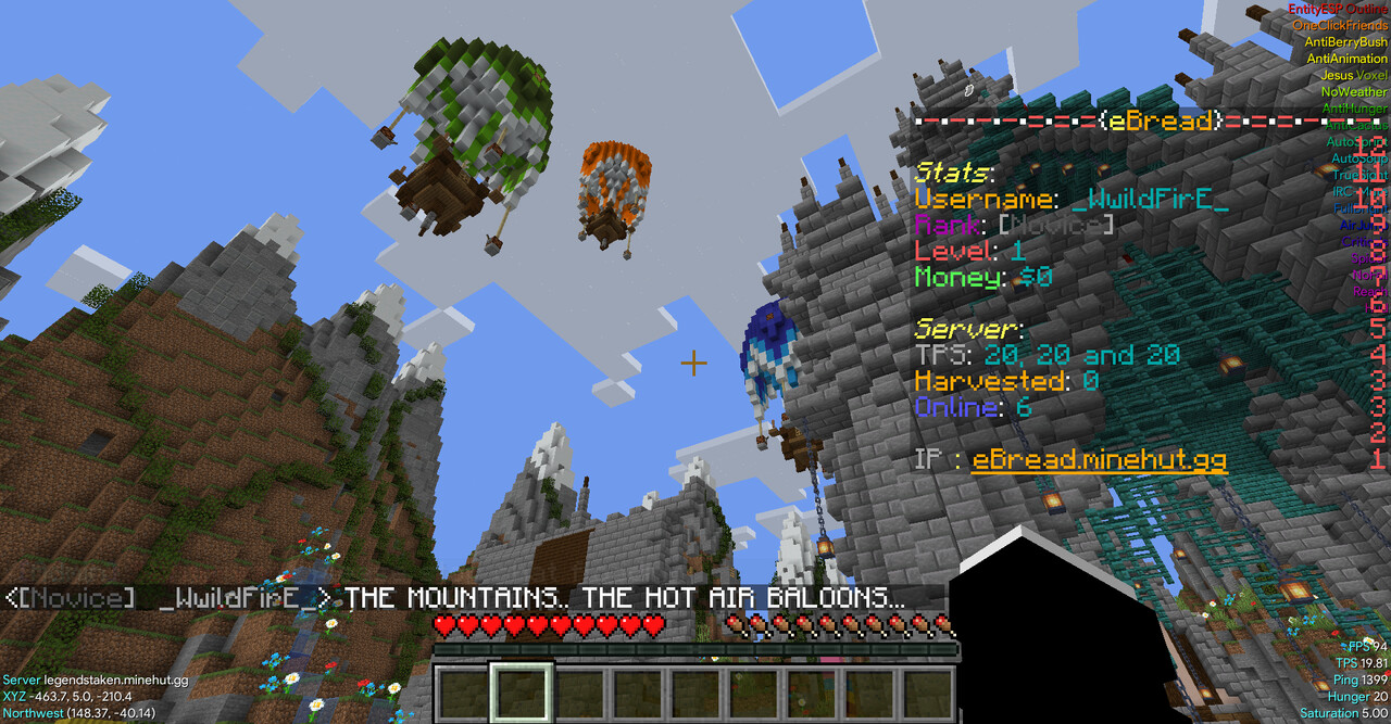 Medieval hub prodigy Minecraft Map