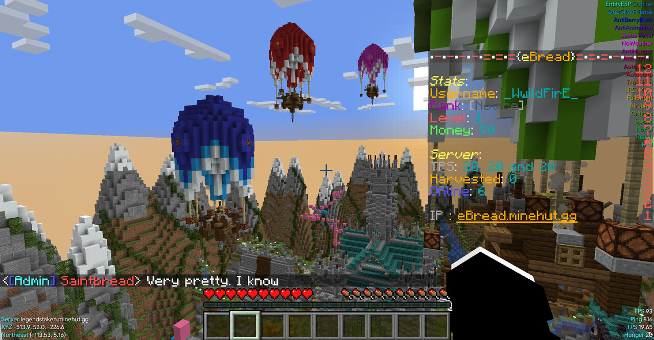 Medieval hub prodigy Minecraft Map