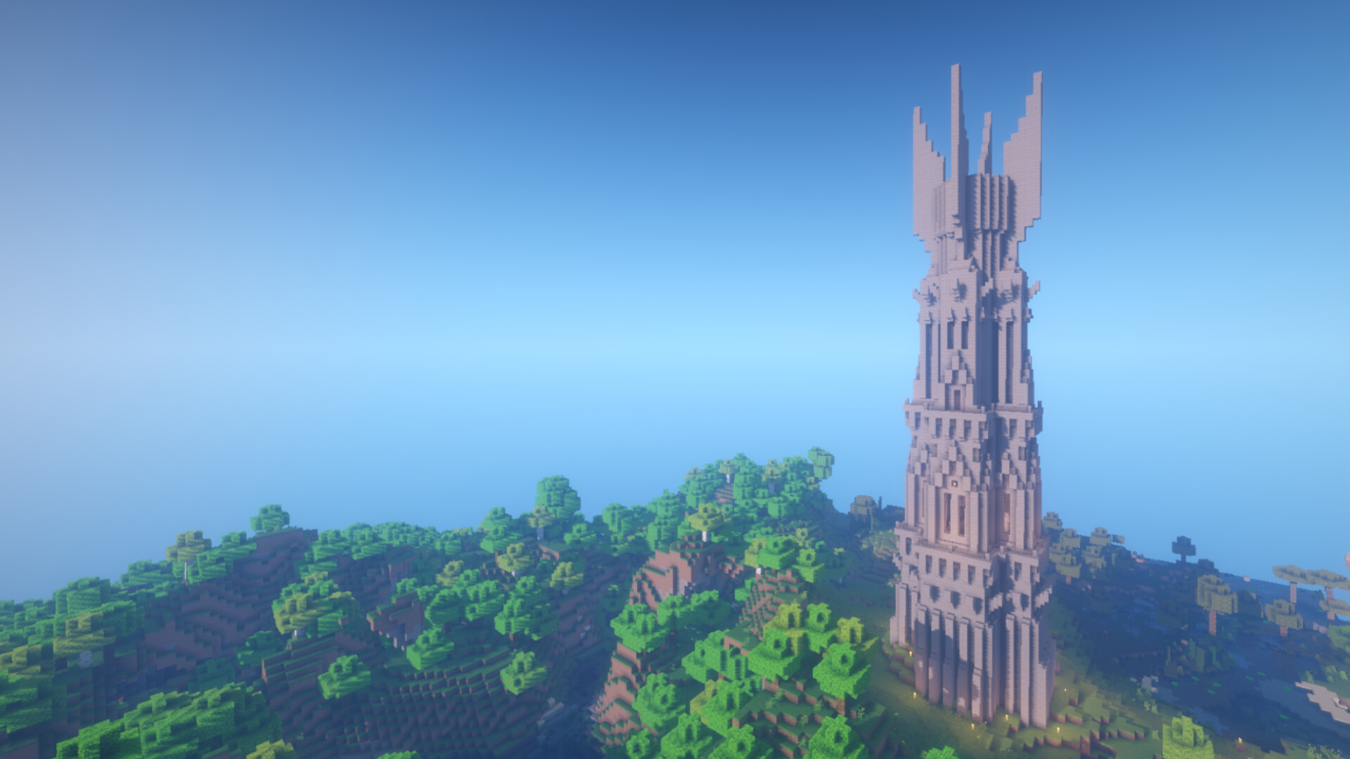 Tower of Isengard (survival base) Minecraft Map