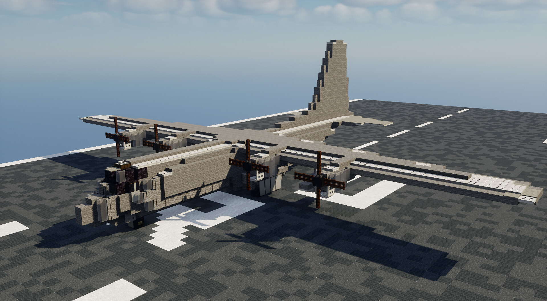 C-130H Hercules - 1.5:1 Scale Minecraft Map