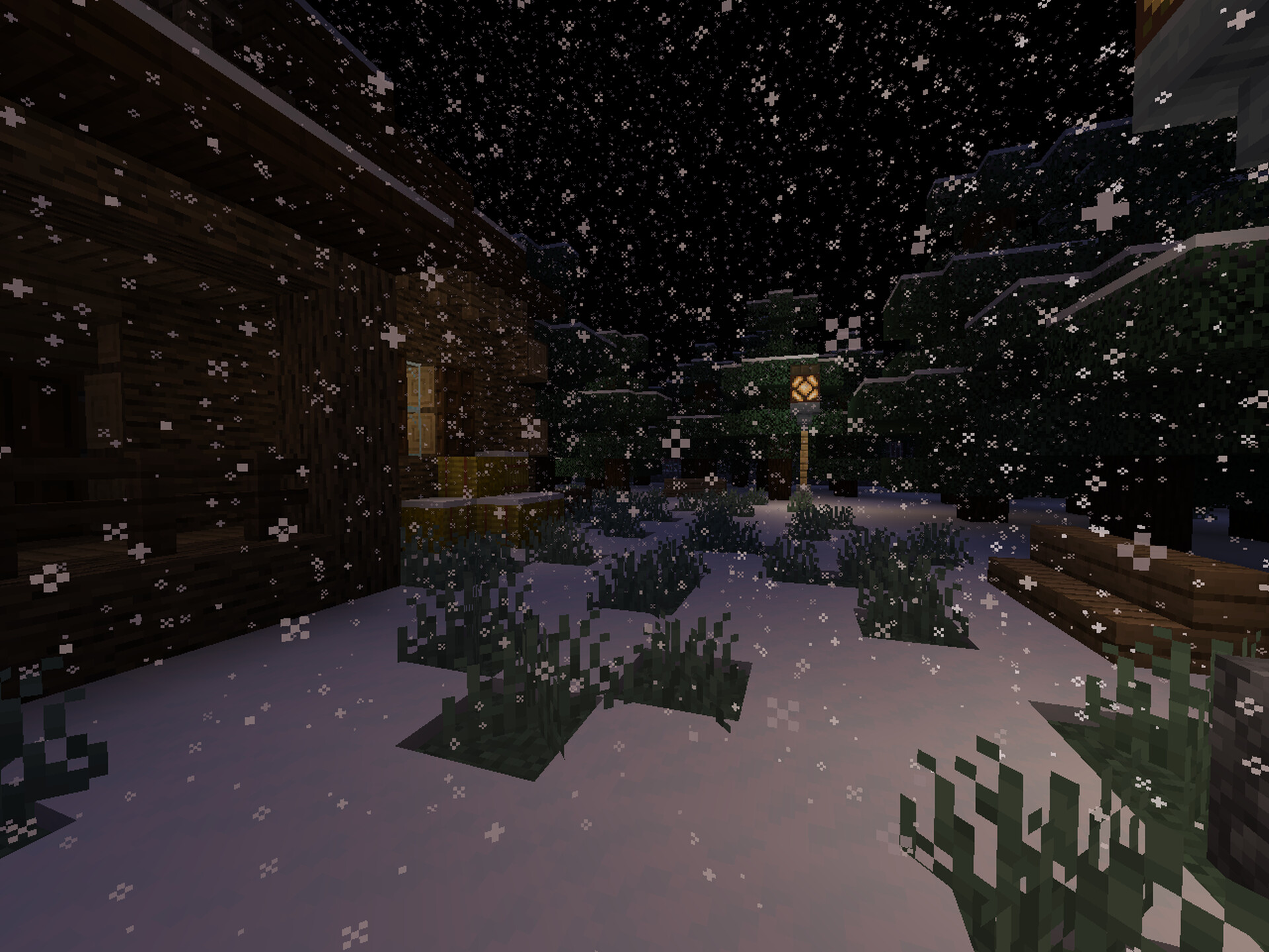 Lonely winter house Minecraft Map
