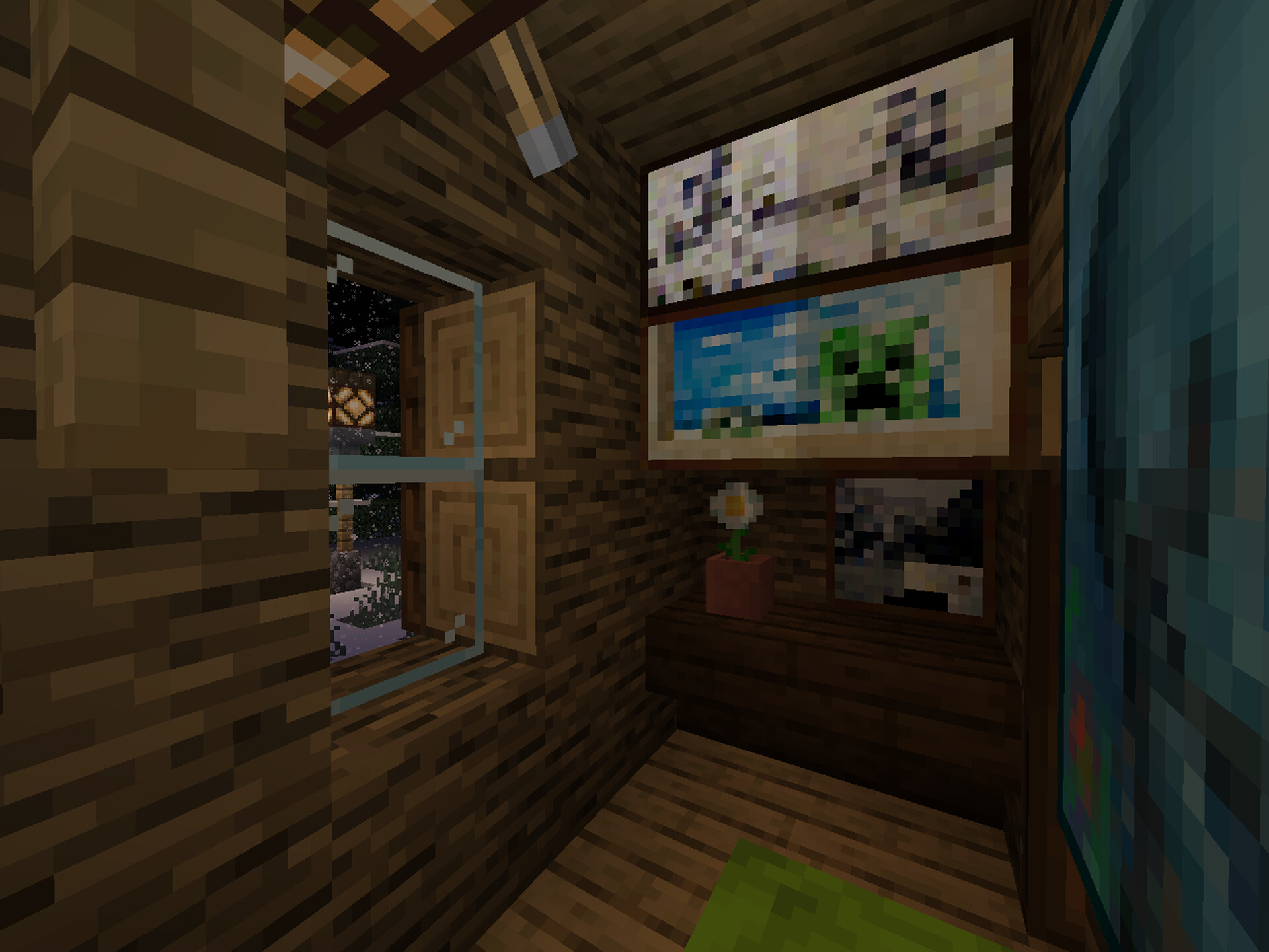 Lonely winter house Minecraft Map