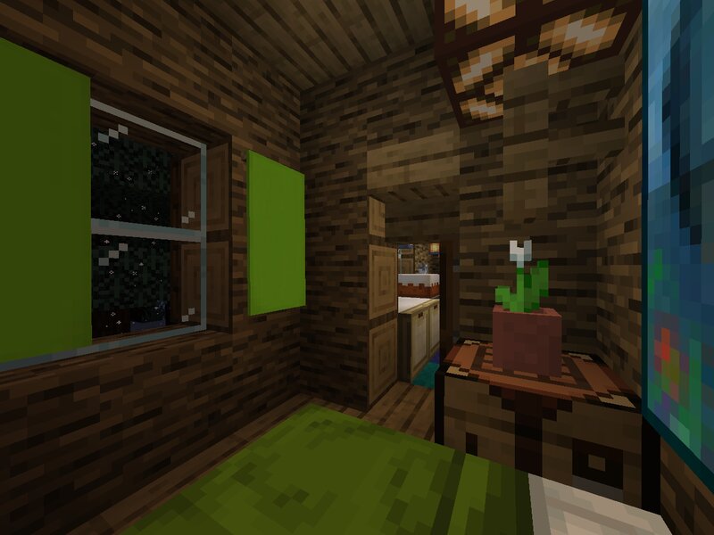 Lonely winter house Minecraft Map