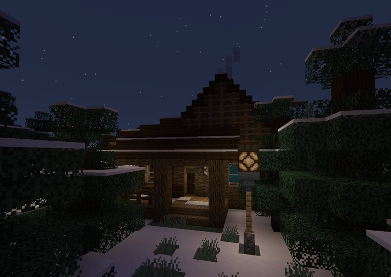 Lonely winter house Minecraft Map