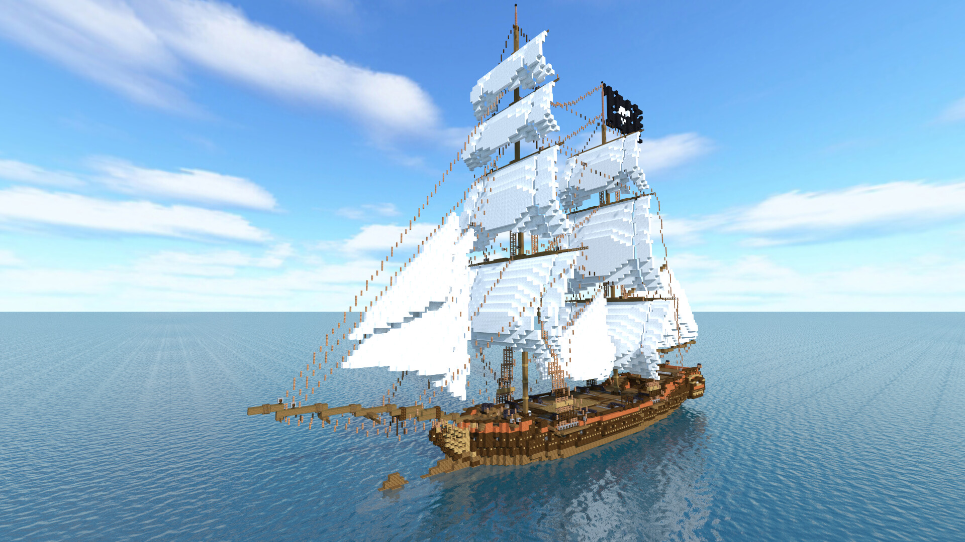 52-gun brig , Jackdaw | With Download | Minecraft Map