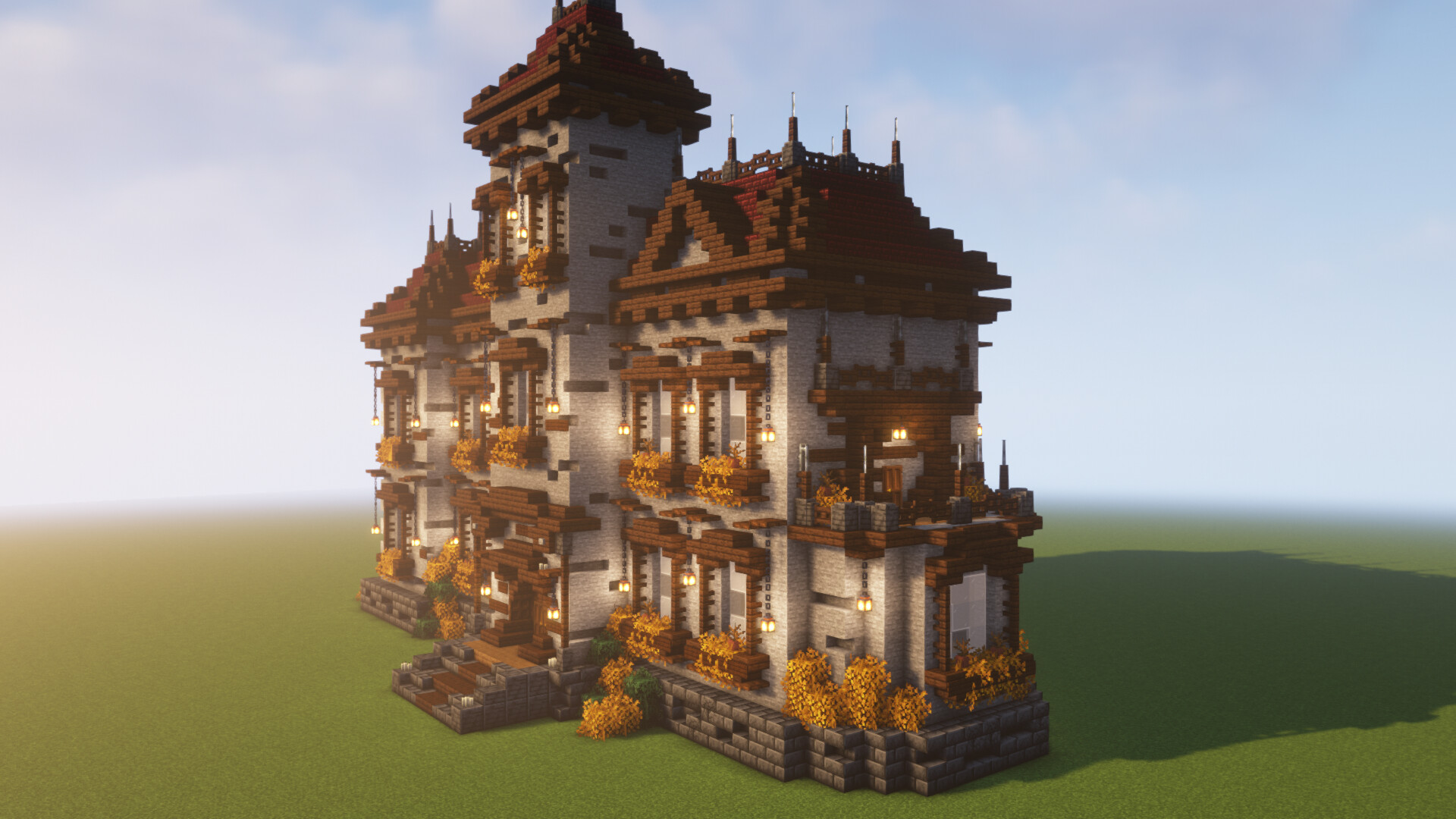 The Addams Family Mansion | Schematic File Minecraft Map