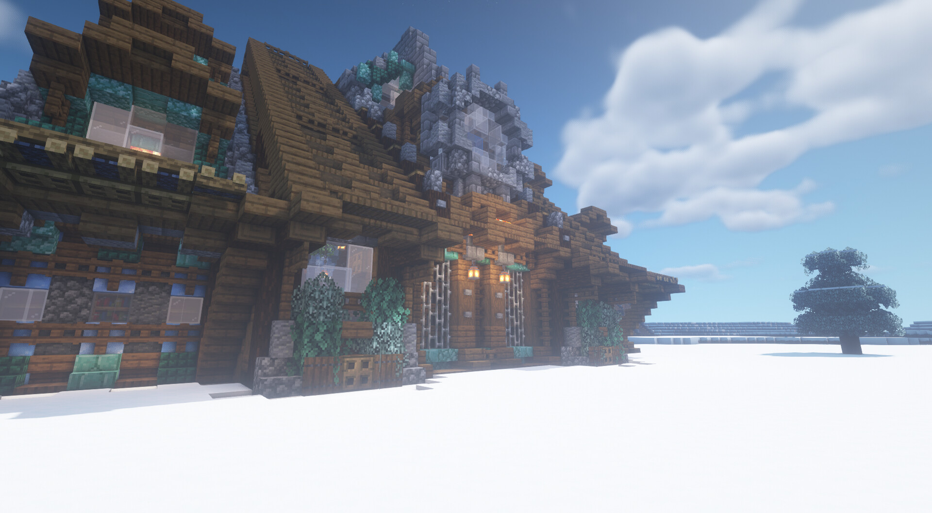 Tavern in the frontier Minecraft Map