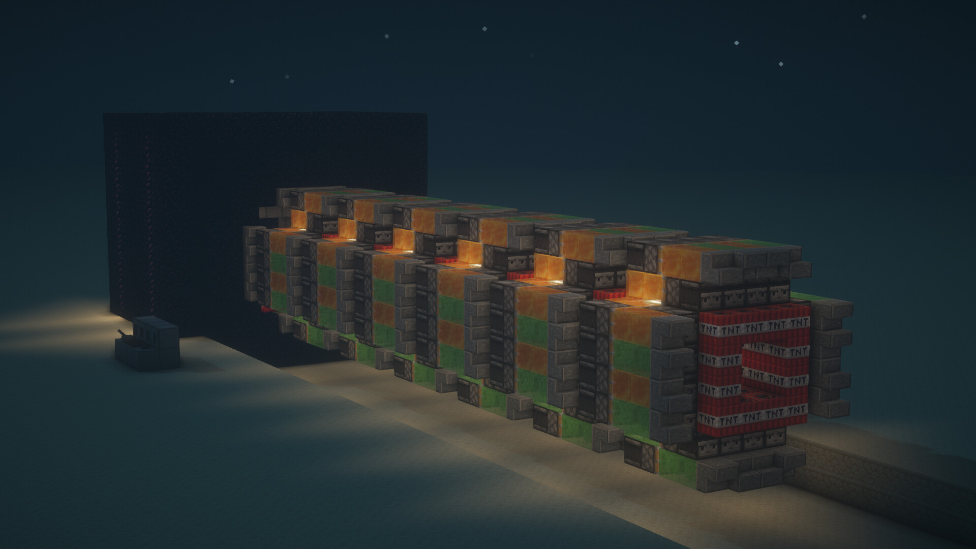 Fully Functional Redstone Explosive Missile Minecraft Map