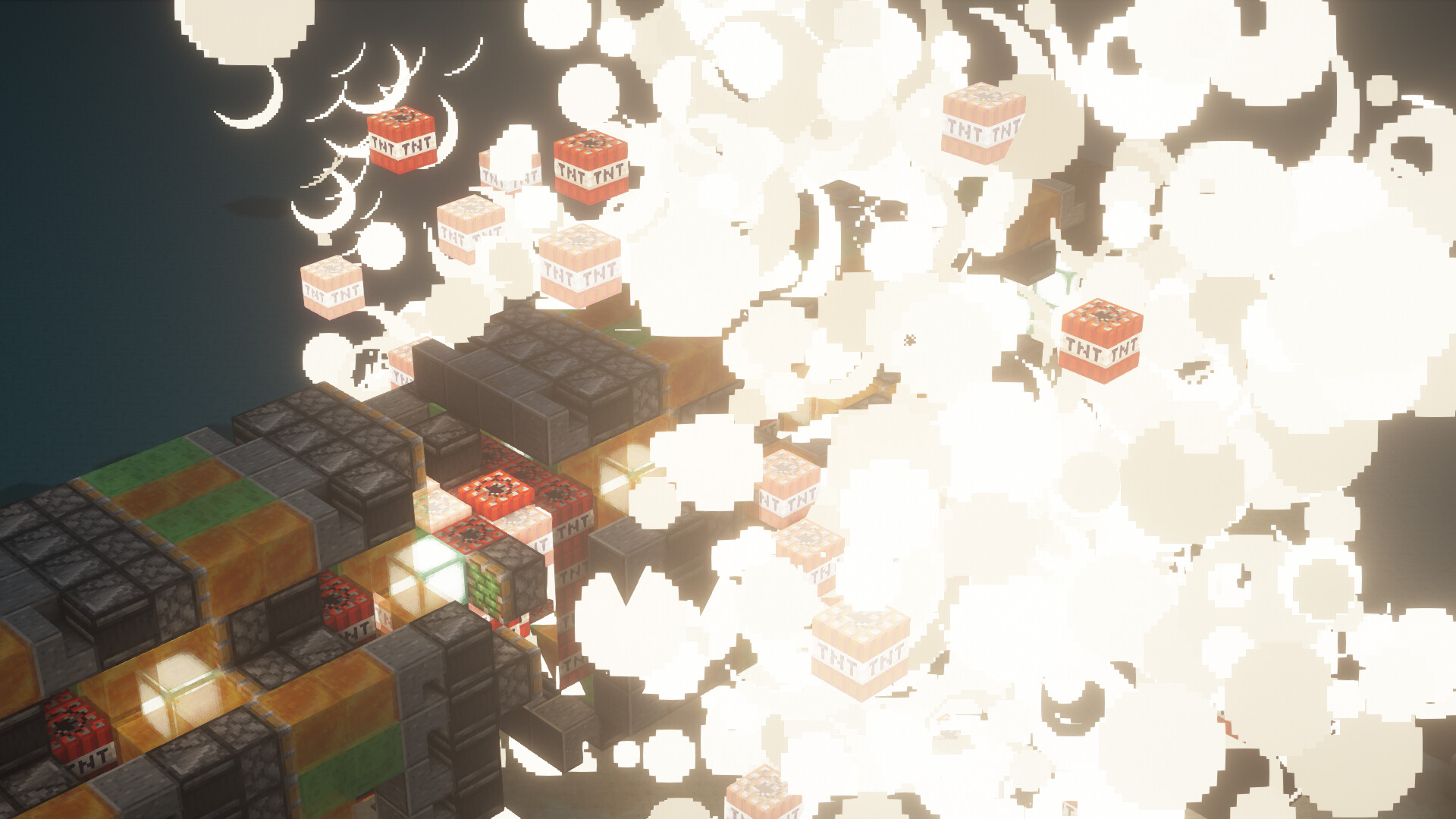 Fully Functional Redstone Explosive Missile Minecraft Map