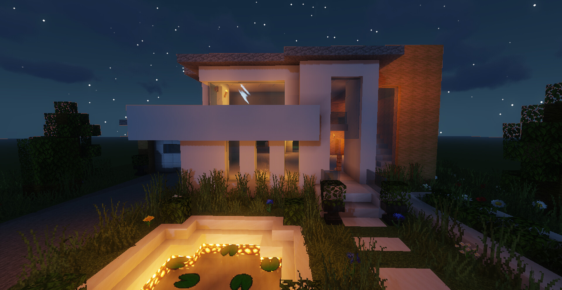 Modern House #73 Map + Schematics Minecraft Map
