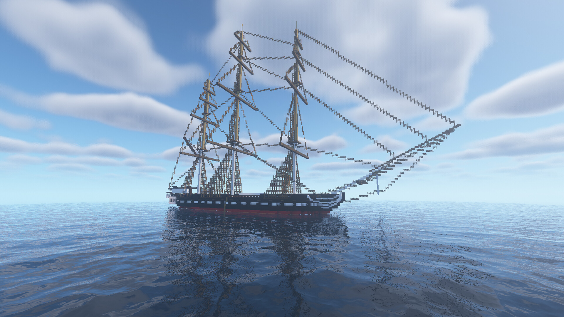 USS Constitution Minecraft Map