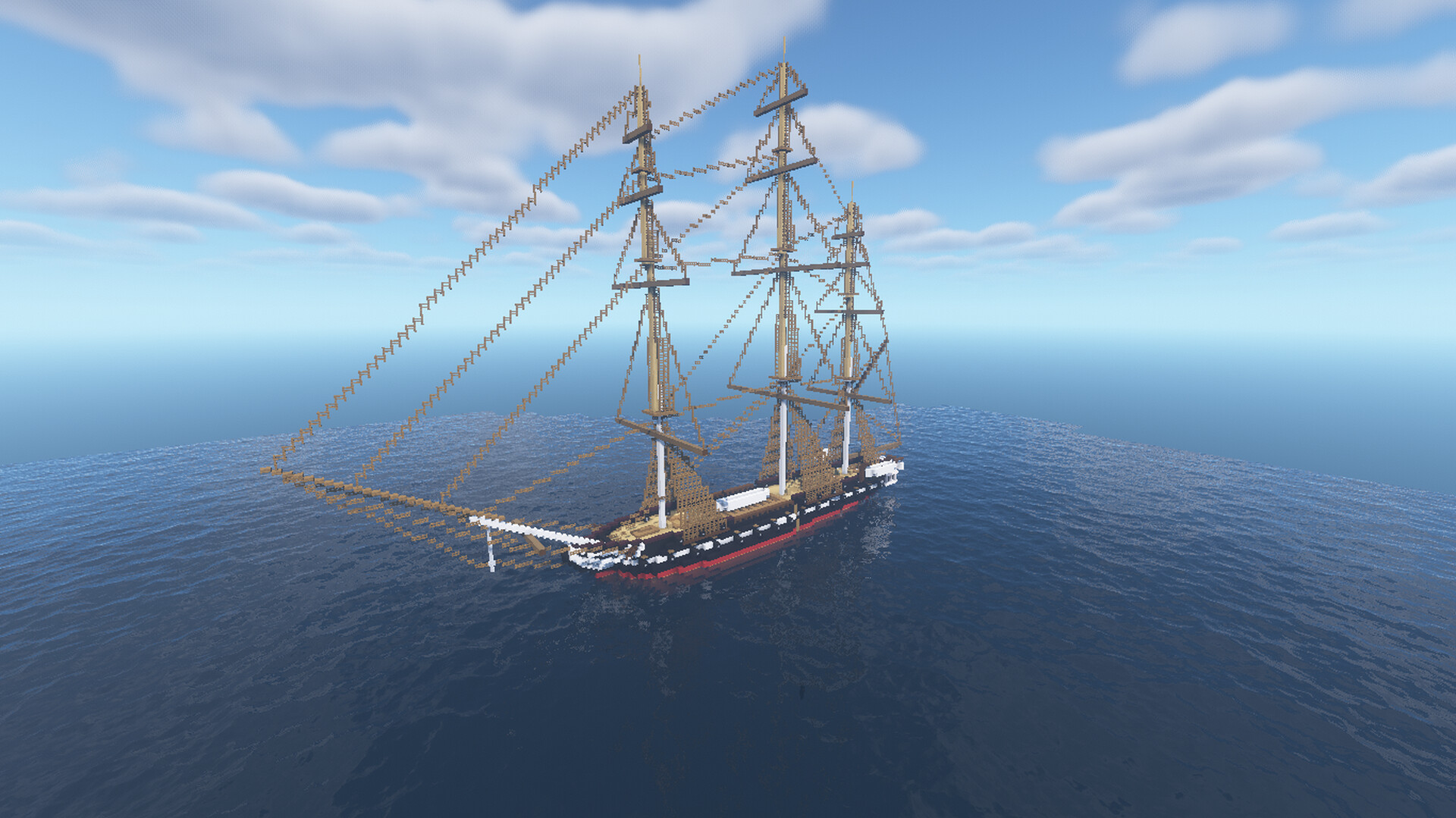 USS Constitution Minecraft Map