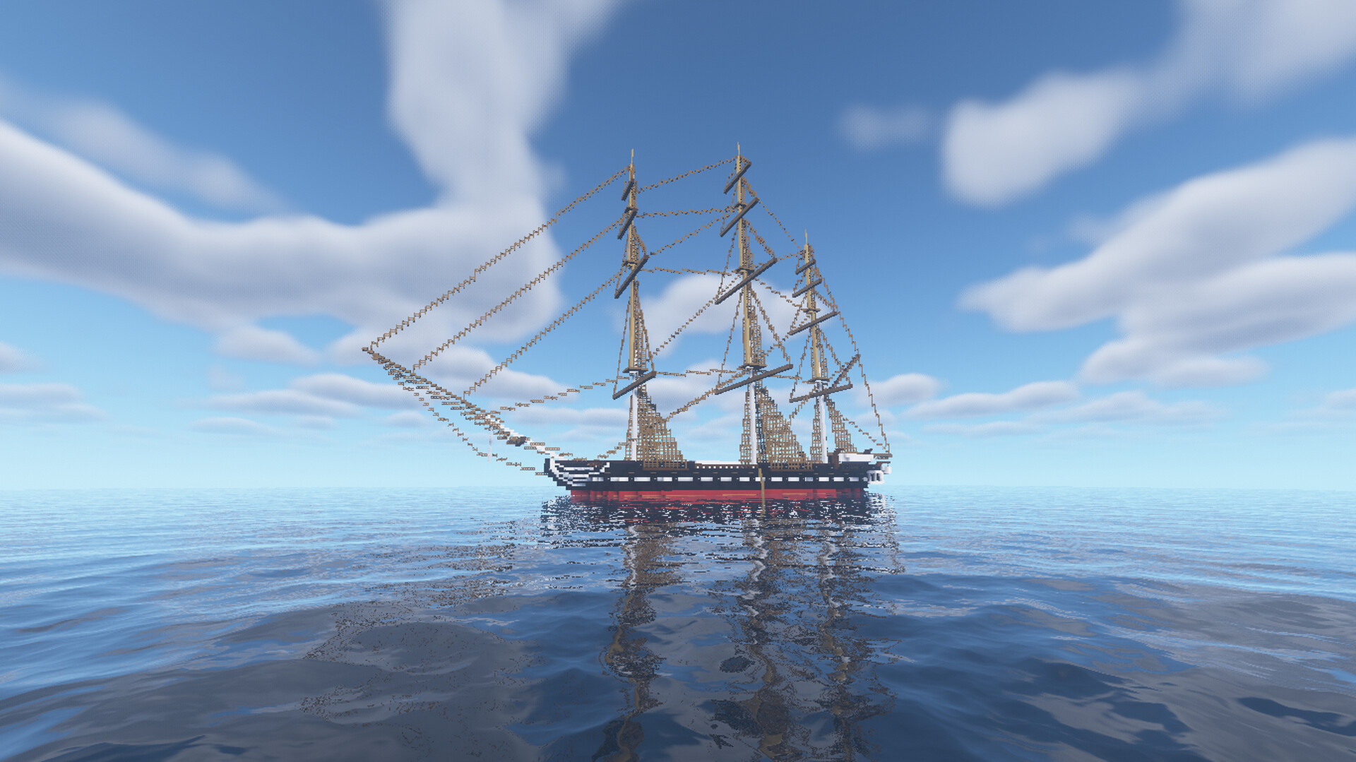 USS Constitution Minecraft Map