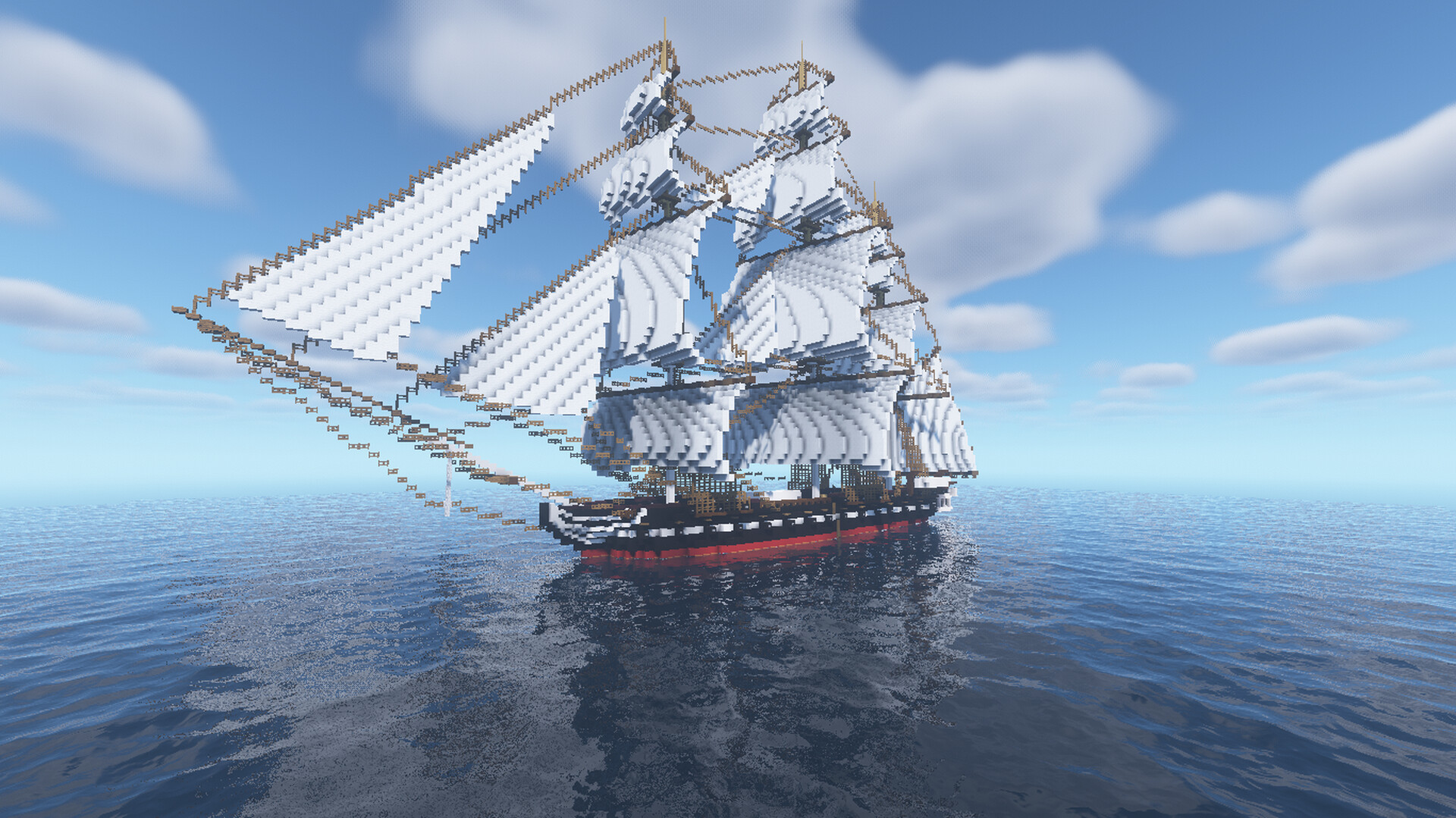 USS Constitution Minecraft Map