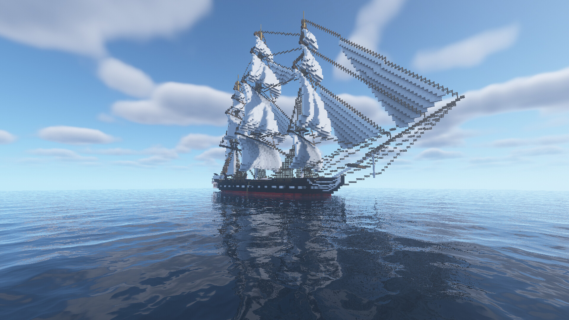 USS Constitution Minecraft Map