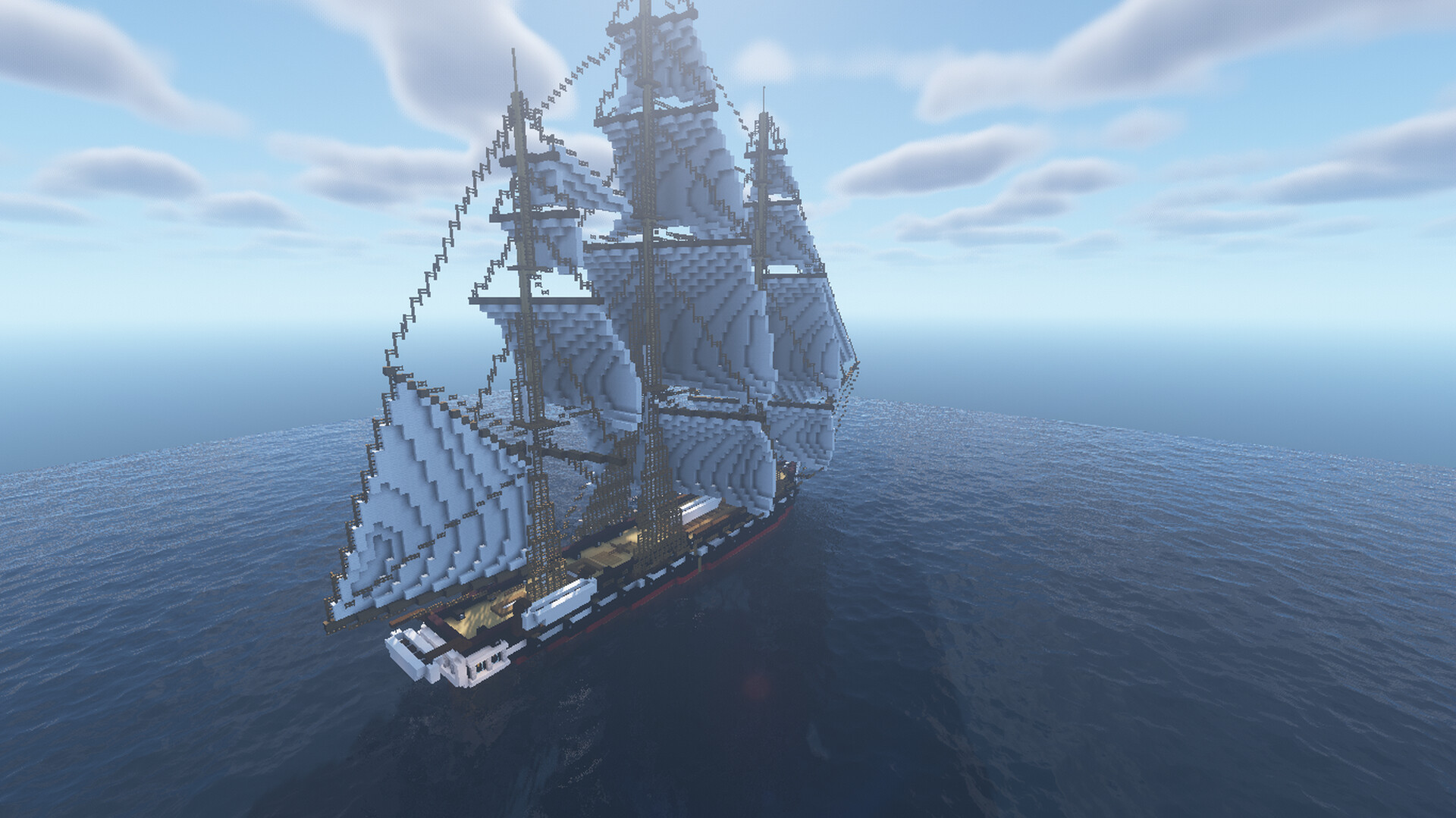USS Constitution Minecraft Map