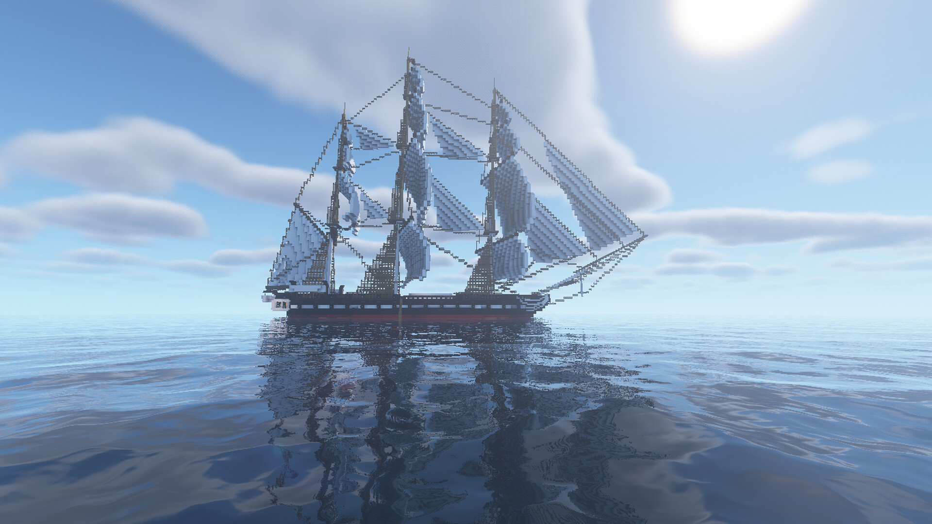 USS Constitution Minecraft Map