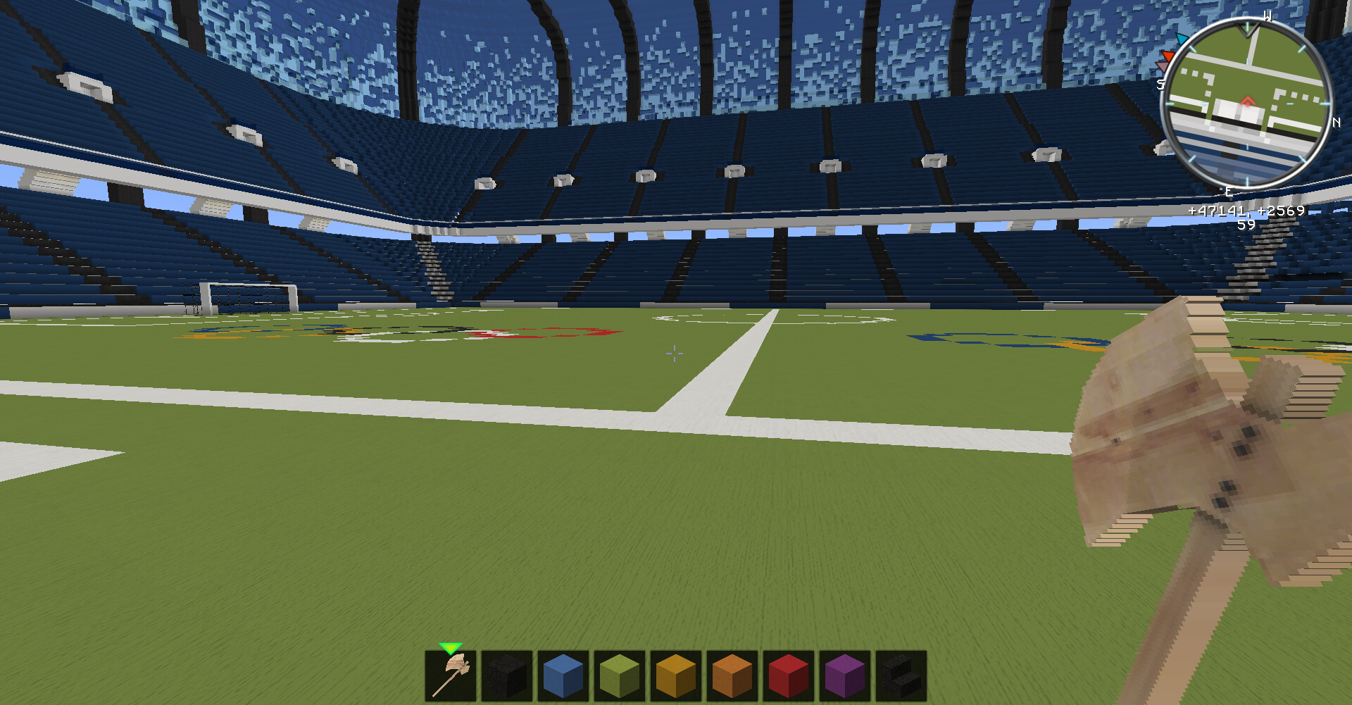 Olympic soccer stadium Minecraft Map