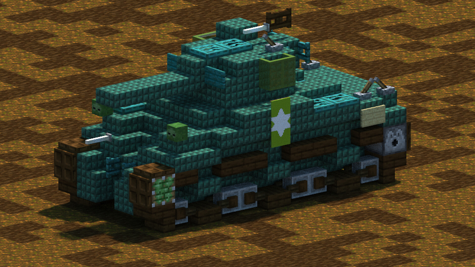 M4A1 Sherman tank [With Download] Minecraft Map