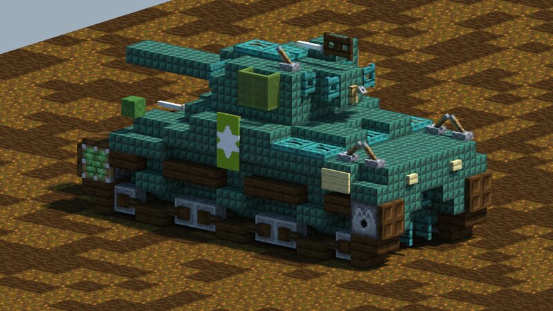 M4A1 Sherman tank [With Download] Minecraft Map