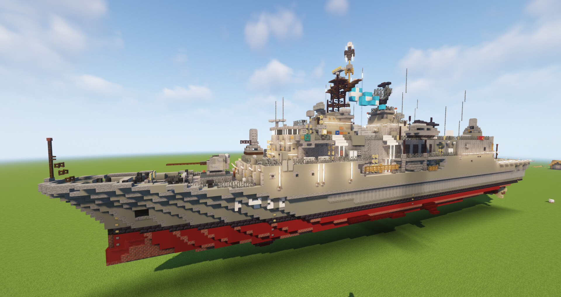 Hydra Class Frigate (MEKO 200HN) Minecraft Map