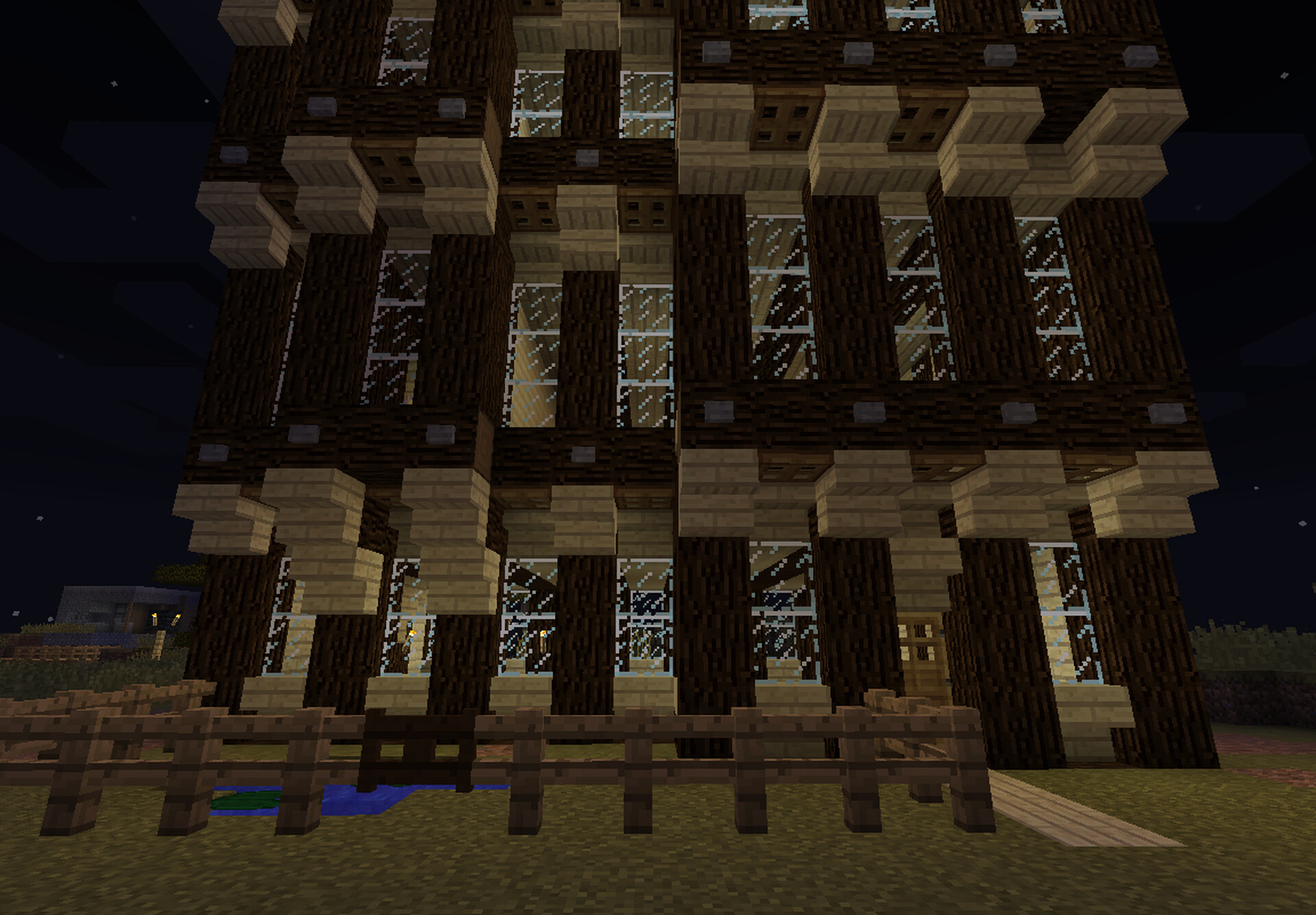 Grande casa de madeira # 03 Minecraft Map